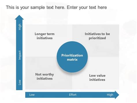 Prioritization Matrix Powerpoint Template Powerpoint Templates