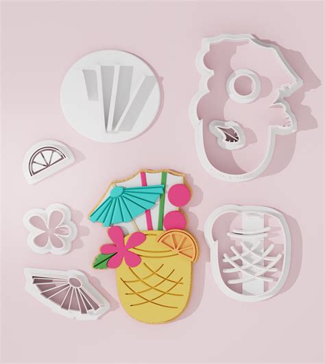 Summer Cocktail Cookie Cutter