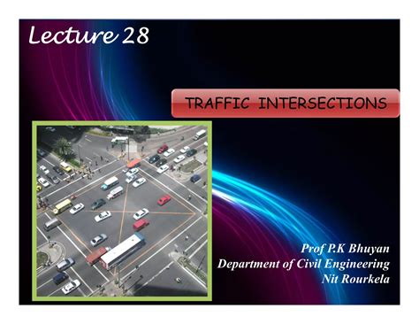 Lect 28 Traffic Intersections Pdf