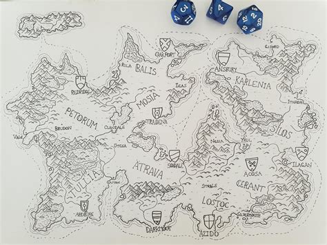 How To Draw A Fantasy Map Wasd