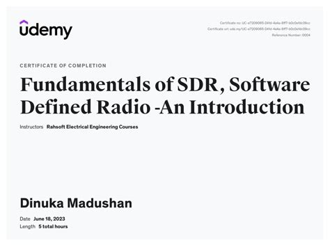 Dinuka Madushan On Linkedin Udemy Course Completion Certificate
