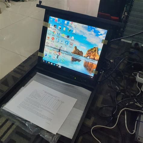 Jual IBM 7316 TF3 Flat Panel Console Kit Rackmount 17inchi TFT LCD Kota Bogor Mandala