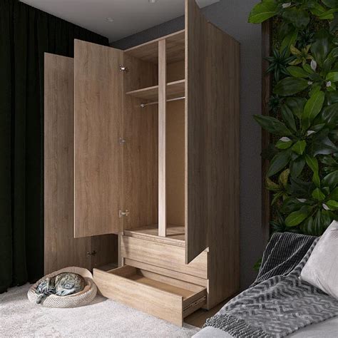 ᐉ Шафа гардеробна Еверест ШЛ 3 Лайт Дуб сонома Evr 4677 • Краща ціна