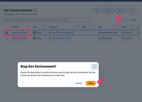 アップデート Amazon Codecatalyst で Dev Environments ダッシュボードが使えるようになり、スペース管理者が複数プロジェクトの Environment を