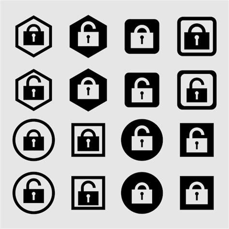 Premium Vector Padlock