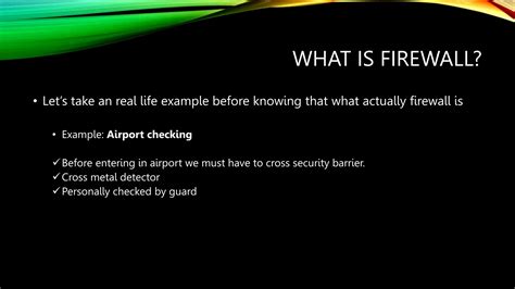 Presentation Packet Filtering Attackpptx Computer Networking Computing
