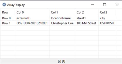 Assign Each Value From An Array Queried From A Database Table To Each Variables Autoit General