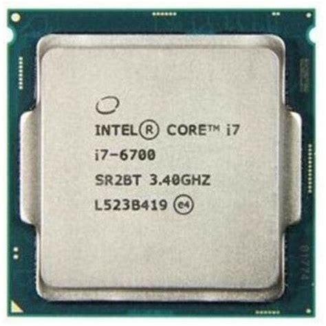 Processor Proci Intel Core I7 6th Gen 3 4ghz Socket 1151 For Desktop Assorted Model Jeffdata