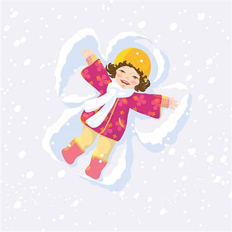 Snow Angel Illustrations Royalty Free Vector Graphics And Clip Art Istock