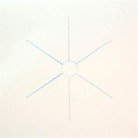 Snowflake Drawing Guide How To Draw A Snowflake Snowflake Drawing Easy Snowflakes Drawing