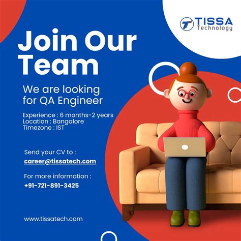 Tissa Technology On Linkedin Tissatechnology Qaengineer Freshersjob Itjobs
