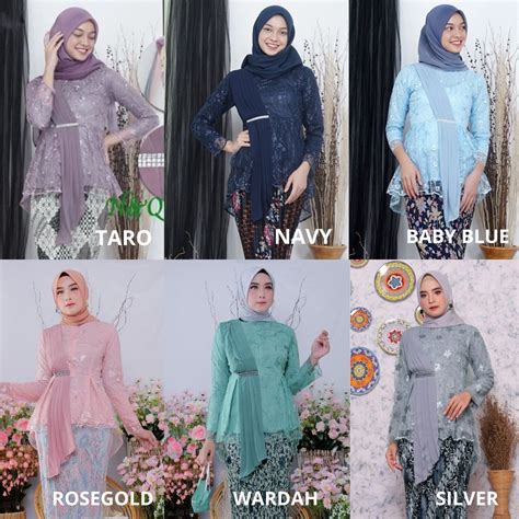 Jual Kebaya Selendang Kebaya Wanita Atasan Kebaya Selendang Shopee Indonesia