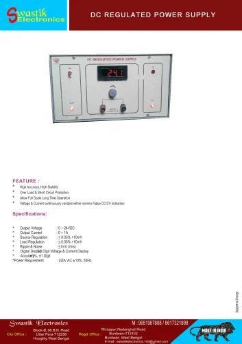 Se Compact Multi Output Dc Regulated Power Supply For Electronic Instruments Digital At Rs