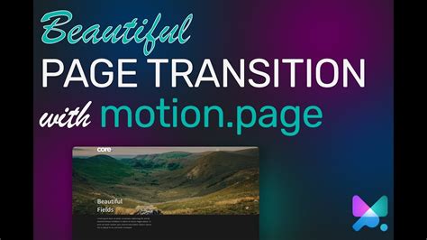 card page transition motion page oxygen builder youtube
