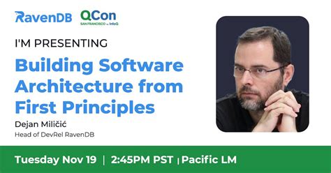 Ravendb On Linkedin Ravendb Qconsf2024 Nosql