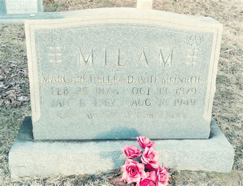 Margaret Ellen Jameson Milam 1877 1967 Mémorial Find A Grave