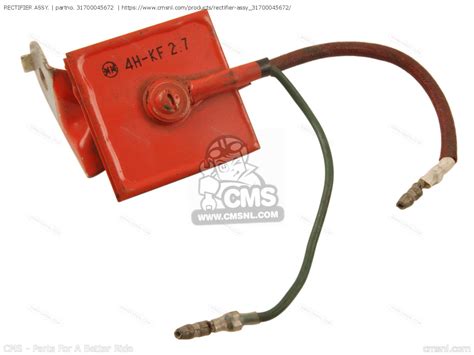 31700045672 Rectifier Assy Honda Buy The 31700 045 672 At Cmsnl