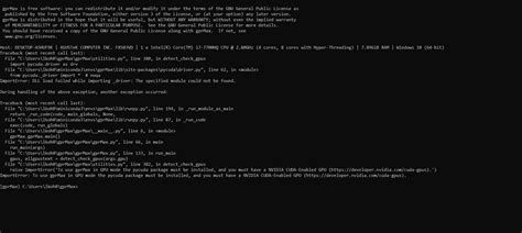 Unable To Use Gprmax For Gpu Issue Gprmax Gprmax Github