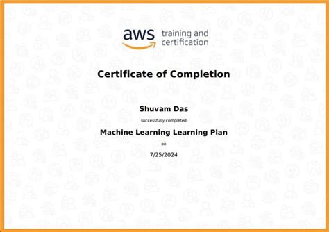 Shuvam Das On Linkedin Ai Machinelearning Aws Certificationjourney Nextgenai