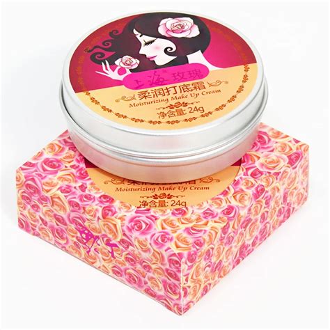 상하이 뷰티 로즈 영양 프라이머 크림 모이스처라이징 페이스 프라이머 메이크업 매트 베이스 오일 컨트롤 부드러운 미세 라인 모공 크림 Aliexpress