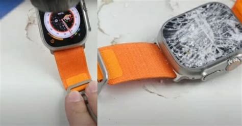 영상 애플워치 울트라 망치로 내리쳤더니