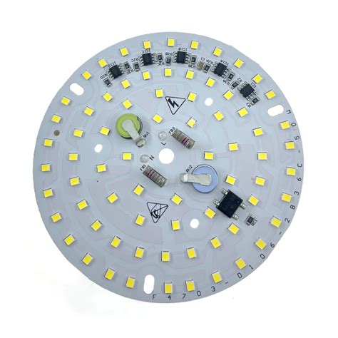 برد ال ای دی آلومینیومی 100 وات 220 ولت مهتابی قطر 130 میلی متر روبوایکیو