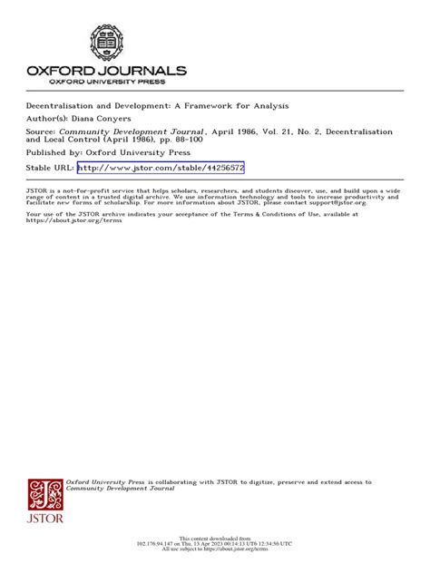 Decentralisation In Development Pdf Decentralization Top Down And Bottom Up Design