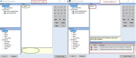 Bpm Workflow Designer Syntax Error On Abc Field Kinetic Erp Epicor