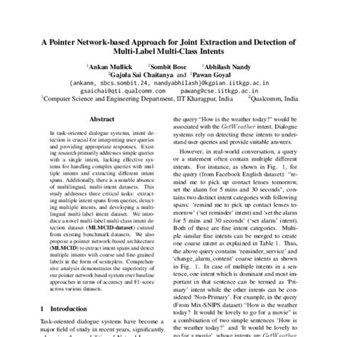 A Pointer Network Based Approach For Joint Extraction And Detection Of Multi Label Multi Class