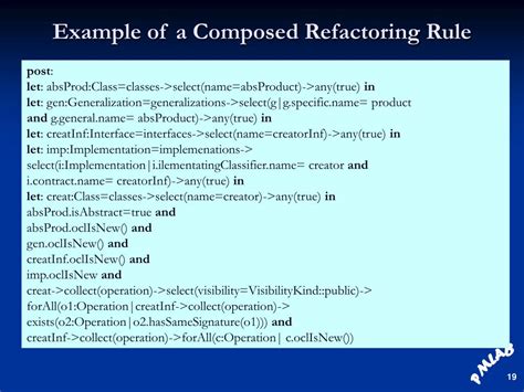 Ppt Composition Of Uml Described Refactoring Rules Powerpoint Presentation Id6578133