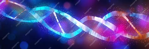 Premium Photo Medical Marvel Dna Strands In Generative Ai