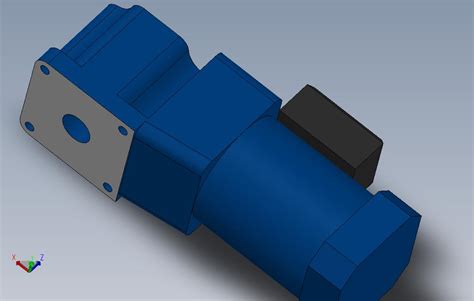 Jscc带变速箱电动机 Solidworks 2018 模型图纸免费下载 懒石网