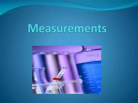 PPT Measurements PowerPoint Presentation Free Download ID