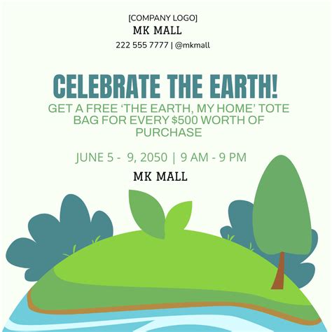 Free World Environment Day Poster Vector Template To Edit Online