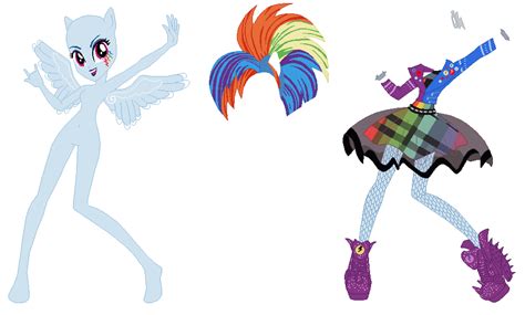 Eqg Rainbow Dash Base 10 By Selenaede On Deviantart