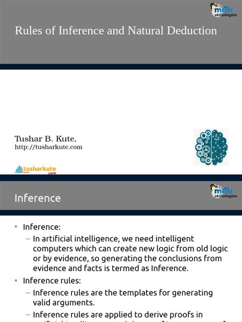 Rules Of Inference And Natural Deduction Pdf Deductive Reasoning Inference