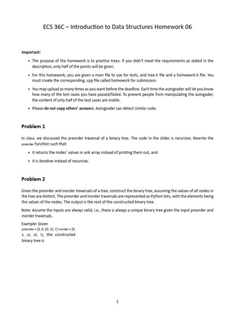 Hw06 Pdf Algorithms And Data Structures Computer Programming