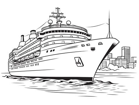 Cruise Ship Printable Coloring Pages Coloring Pages