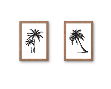 Palm Tree Svg Bundle Summer Clipart Pack With 6 Palm Tree Silhouettes Cut Files Cricut And