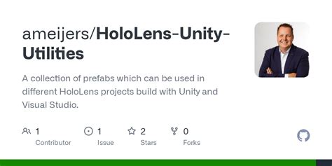 GitHub Ameijers HoloLens Unity Utilities A Collection Of Prefabs Which Can Be Used In