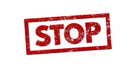 Stop Rectangular Stock Illustrations 2102 Stop Rectangular Stock