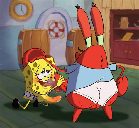 Rule 34 2boys Blowjob Blush Crab Crustacean Gay Krusty Krab Male Male