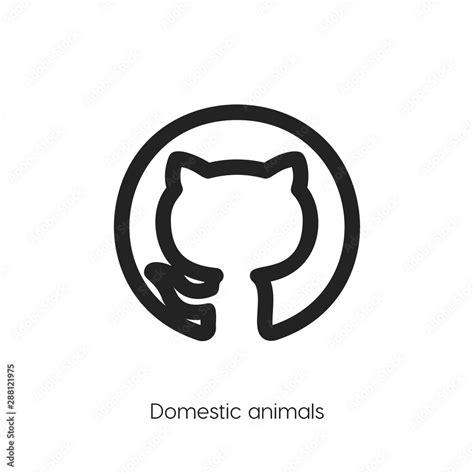 Github Logo Vector Github Icon Symbol Stock Vector Adobe Stock