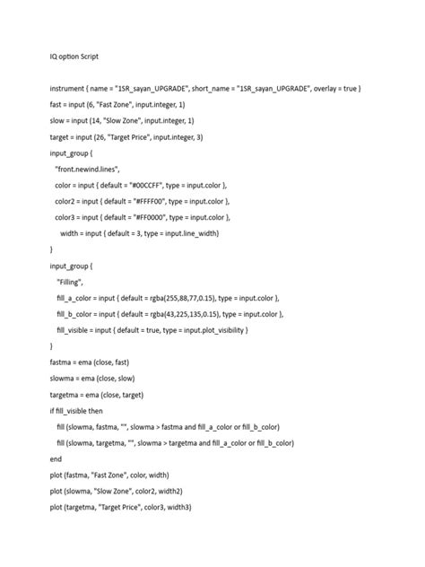 Iq Option Script Pdf Teaching Methods And Materials Technology And Engineering
