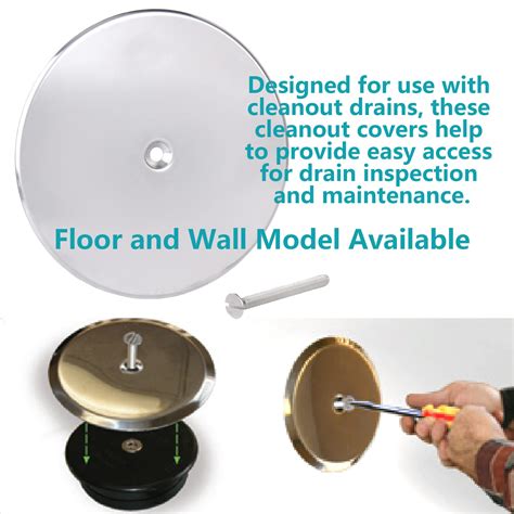 Cleanout Cover Plate 5 25 Inch Round 5 25 Round Cleanout Cover Plate