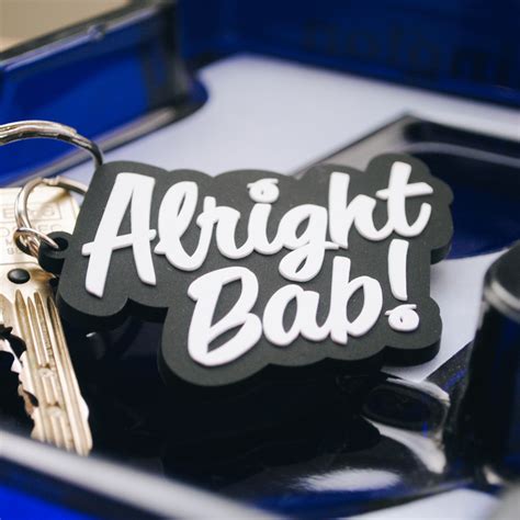 Alright Bab Keyring