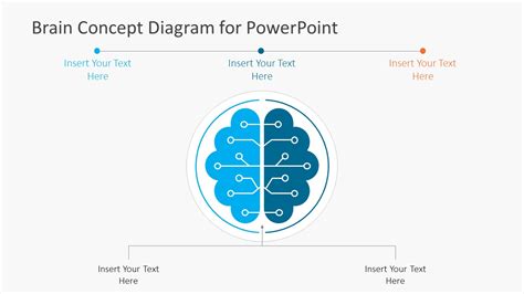 Brain Concept Diagram For PowerPoint SlideModel