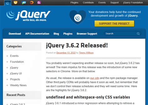 B Jquery Chromeの疑似クラス「has」がjqueryの「has」に悪影響を及ぼす問題が解決へ。chromeは回避策実装、jqueryは新バージョンで対応