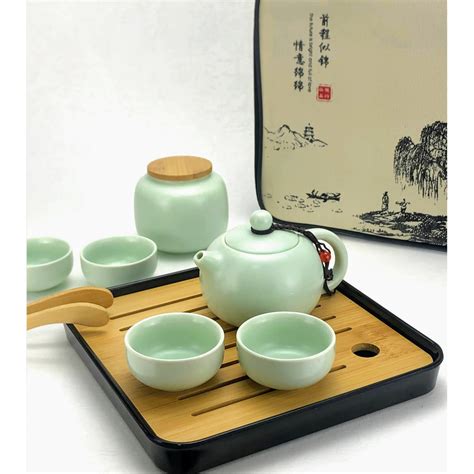 旅行茶具組 泡茶組 收納包 泡茶 茶壺 茶杯 茶倉 茶盤【春氛小舖🔥現貨秒發】 蝦皮購物