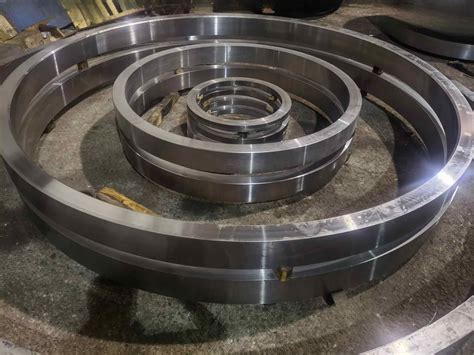 Astm A F Alloy Steel Girth Flange For Pressure Vessel Forged Ring Oem Forging Factory